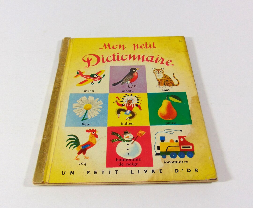 Mon Petit Dictionaire, My Little Dictionary (french), Vintage Children ...