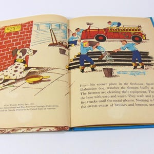Firemen and Fire Engines, Vintage Wonder Children's Book, Written by ...