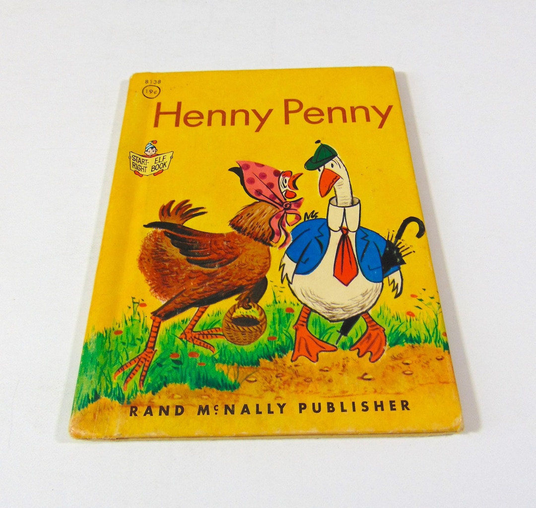 Henny Penny, Vintage Rand Mcnally Junior Elf Children's Book, Retold by ...