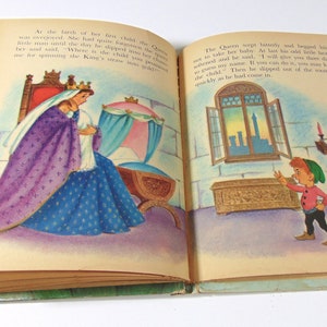 Rumpelstiltskin, Vintage Rand Mcnally Elf Children's Book, Illustrated ...