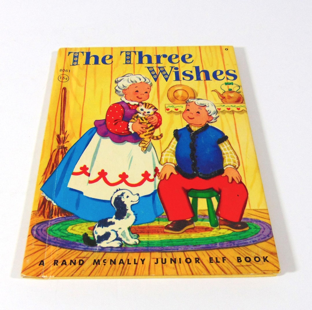 The Three Wishes, Vintage Rand Mcnally Junior Elf Children's Book ...
