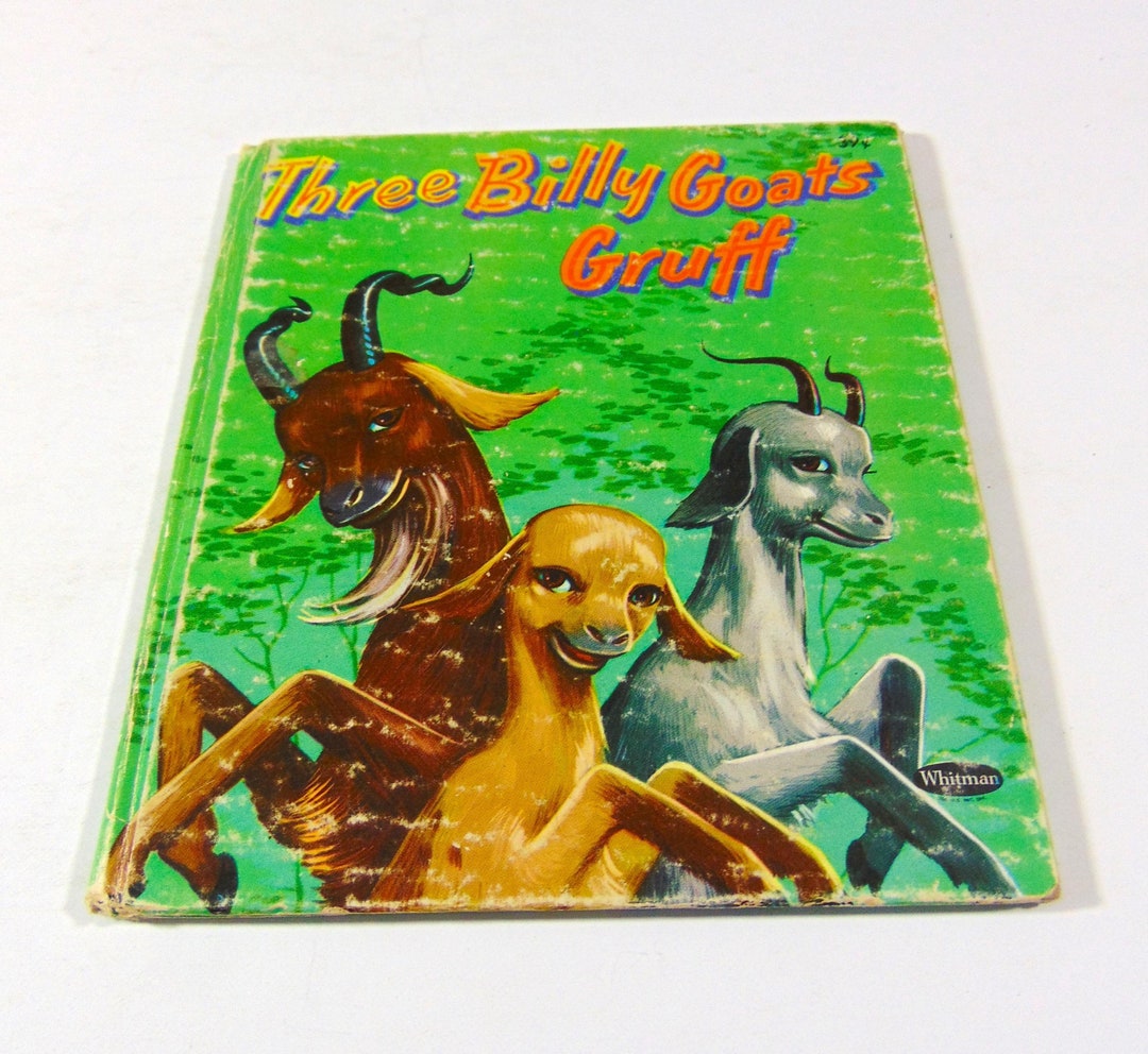 Three Billy Goats Gruff, Vintage Whitman Tell-a-tale Children's Book ...