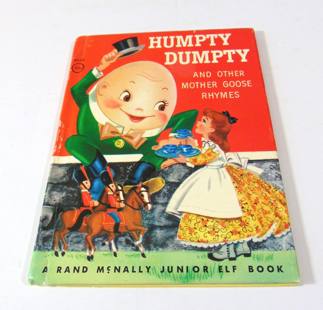 Humpty Dumpty and Other Mother Goose Rhymes, Vintage Rand Mcnally Elf ...