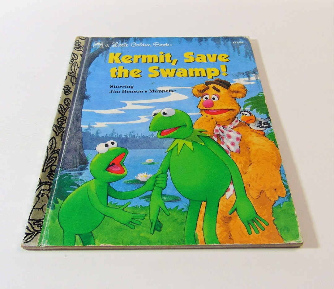 Kermit Save the Swamp Vintage 1990s Little Golden - Etsy