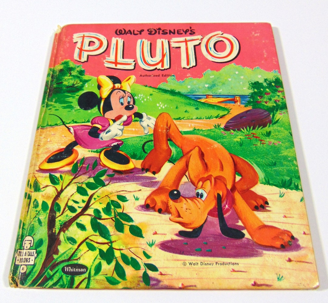 Walt Disney's Pluto, Vintage 1950s Whitman Tell-a-tale Children's Book ...