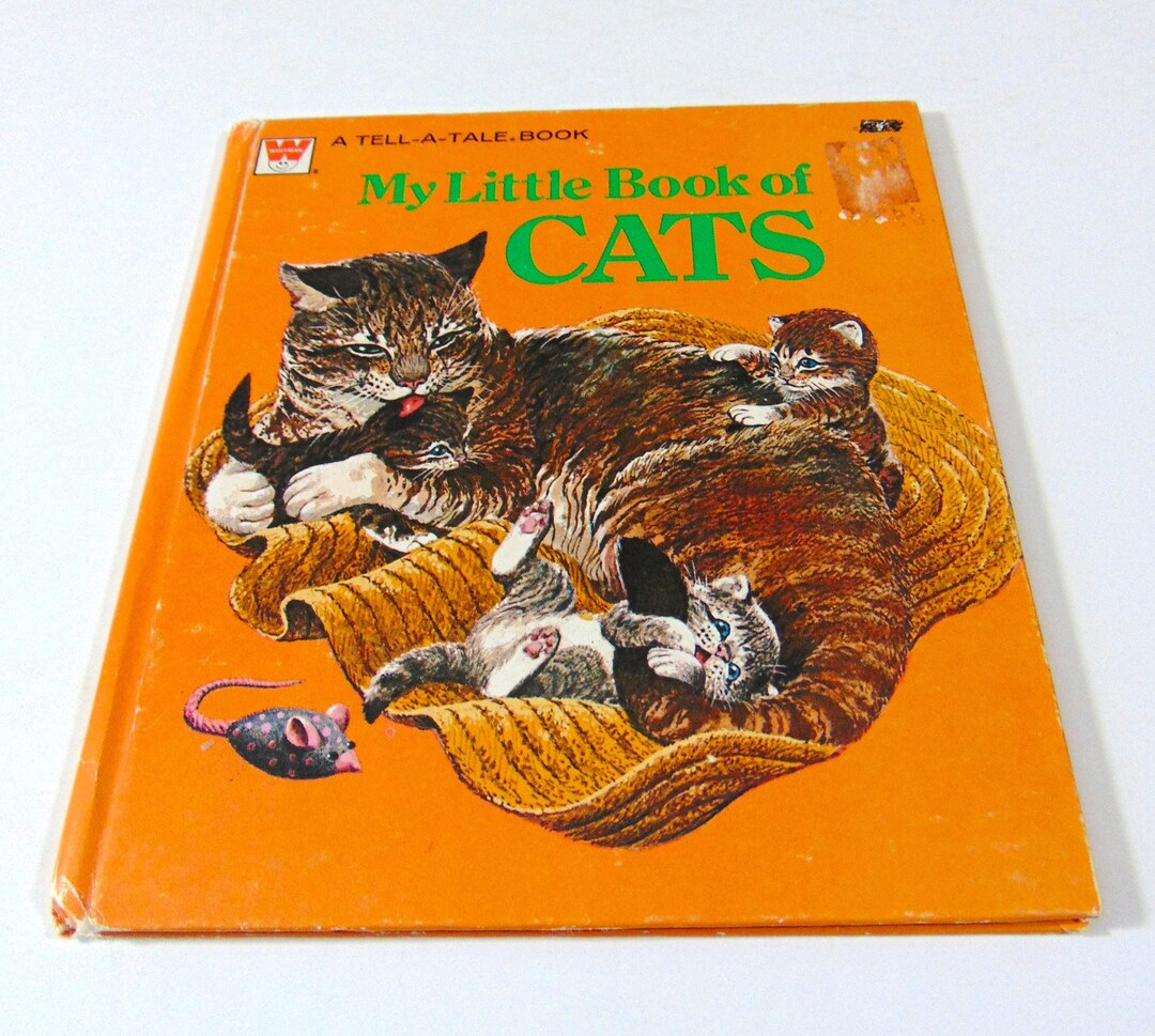 My Little Book of Cats, Vintage Whitman Tell-a-tale Children's Book, by ...