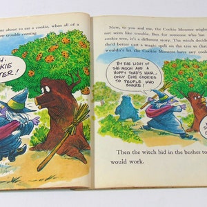 Cookie Monster and the Cookie Tree, Vintage Little Golden Children's ...