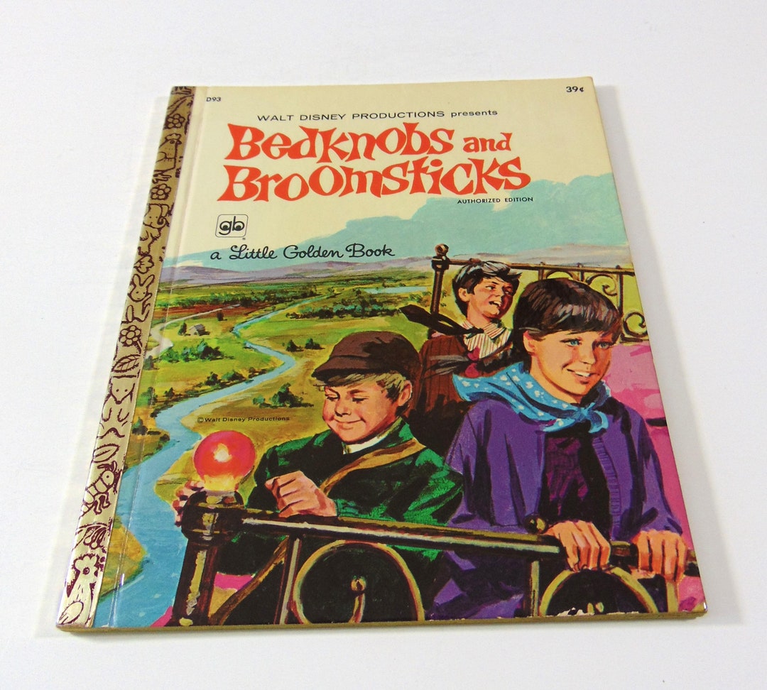 Bedknobs and Broomsticks, Vintage Little Golden Children's Book, Walt ...