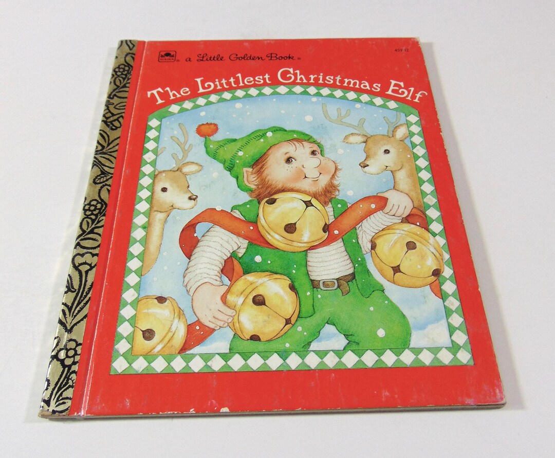The Littlest Christmas Elf, Vintage Little Golden Book, Written by ...