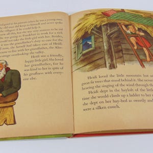 Heidi, Child of the Mountains, Vintage Wonder Children's Book, Written ...