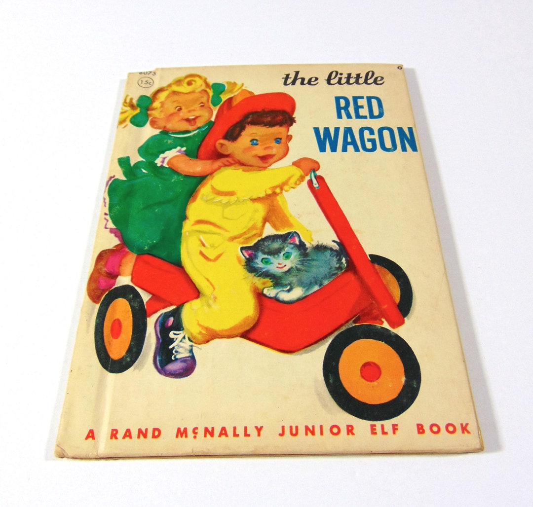 Little Red Wagon, Vintage Rand Mcnally Junior Elf Children's Book ...