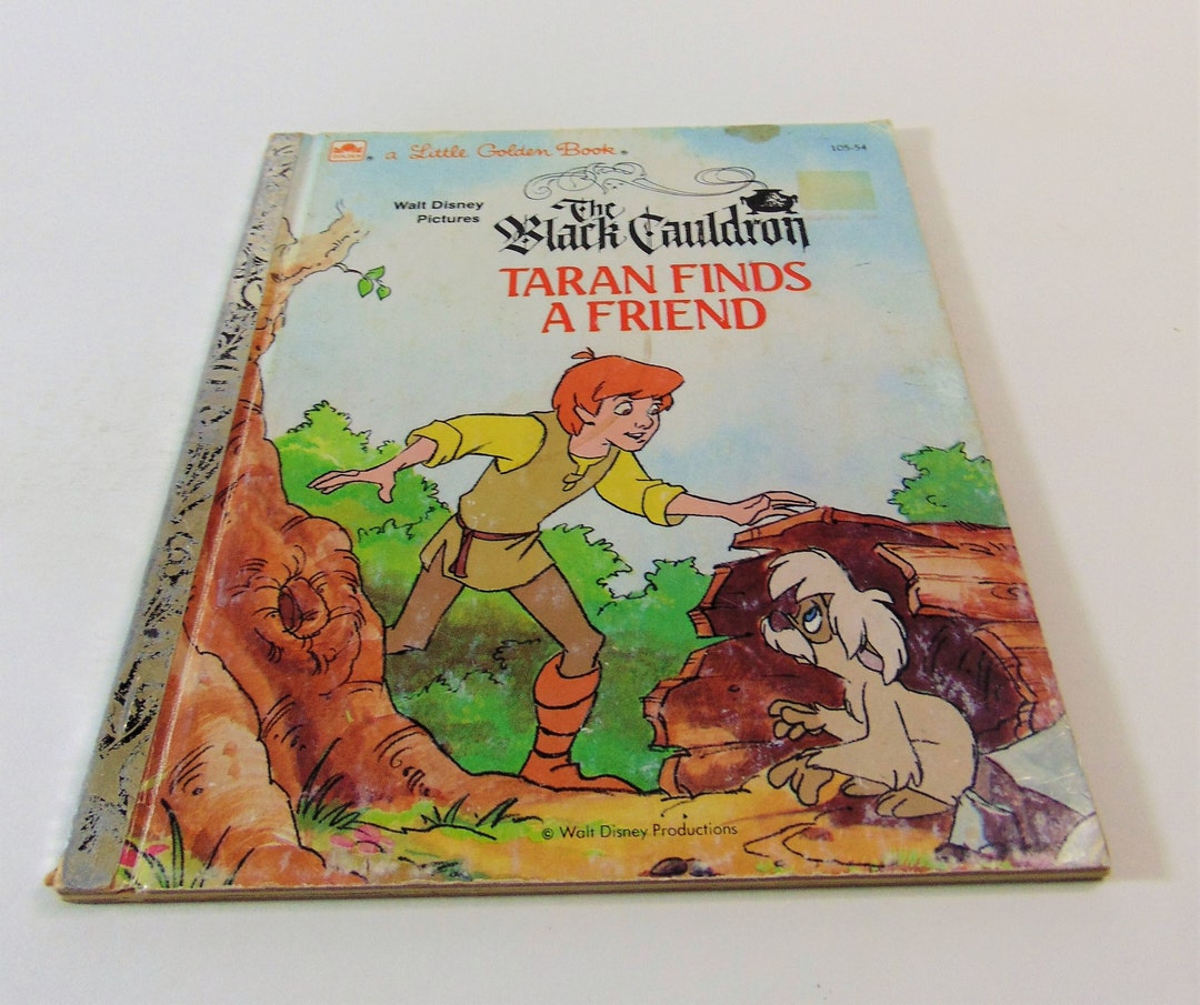 The Black Cauldron Taran Finds A Friend, Vintage Children's Little ...