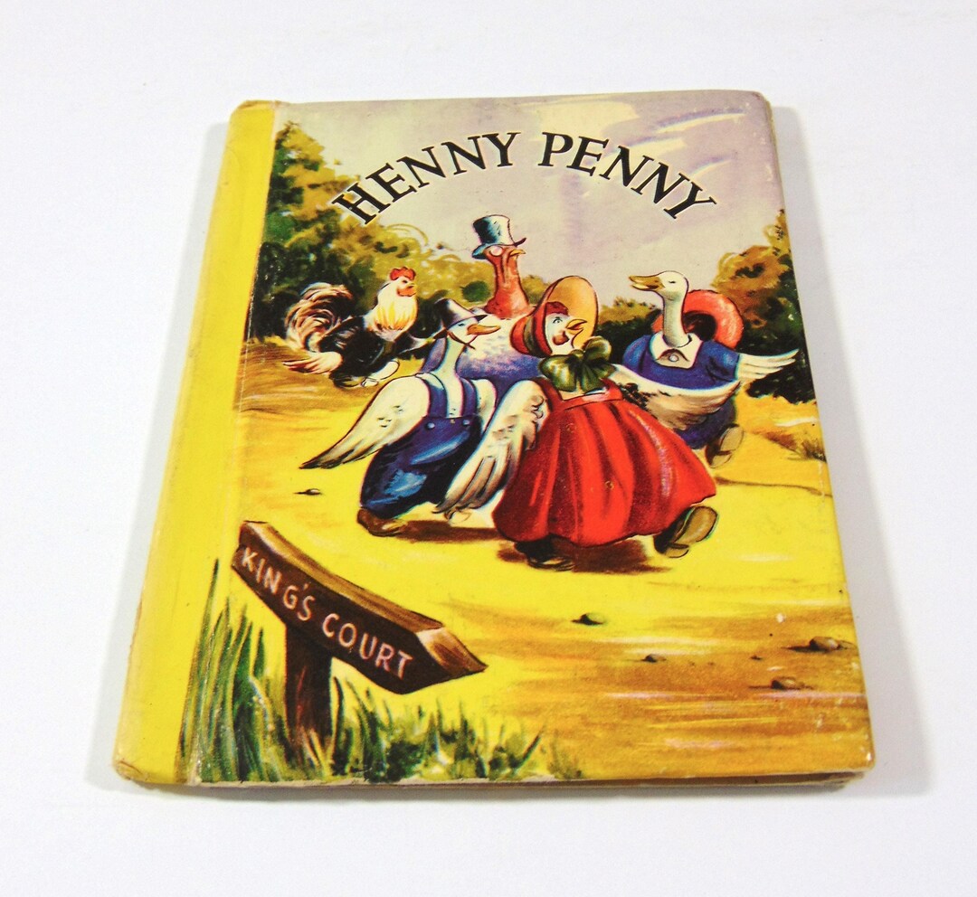 Henny Penny, Vintage 1930s Children's Book, Little Color Classics ...