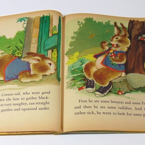 The Tale of Peter Rabbit, Vintage Little Golden Book, by Beatrix Potter ...