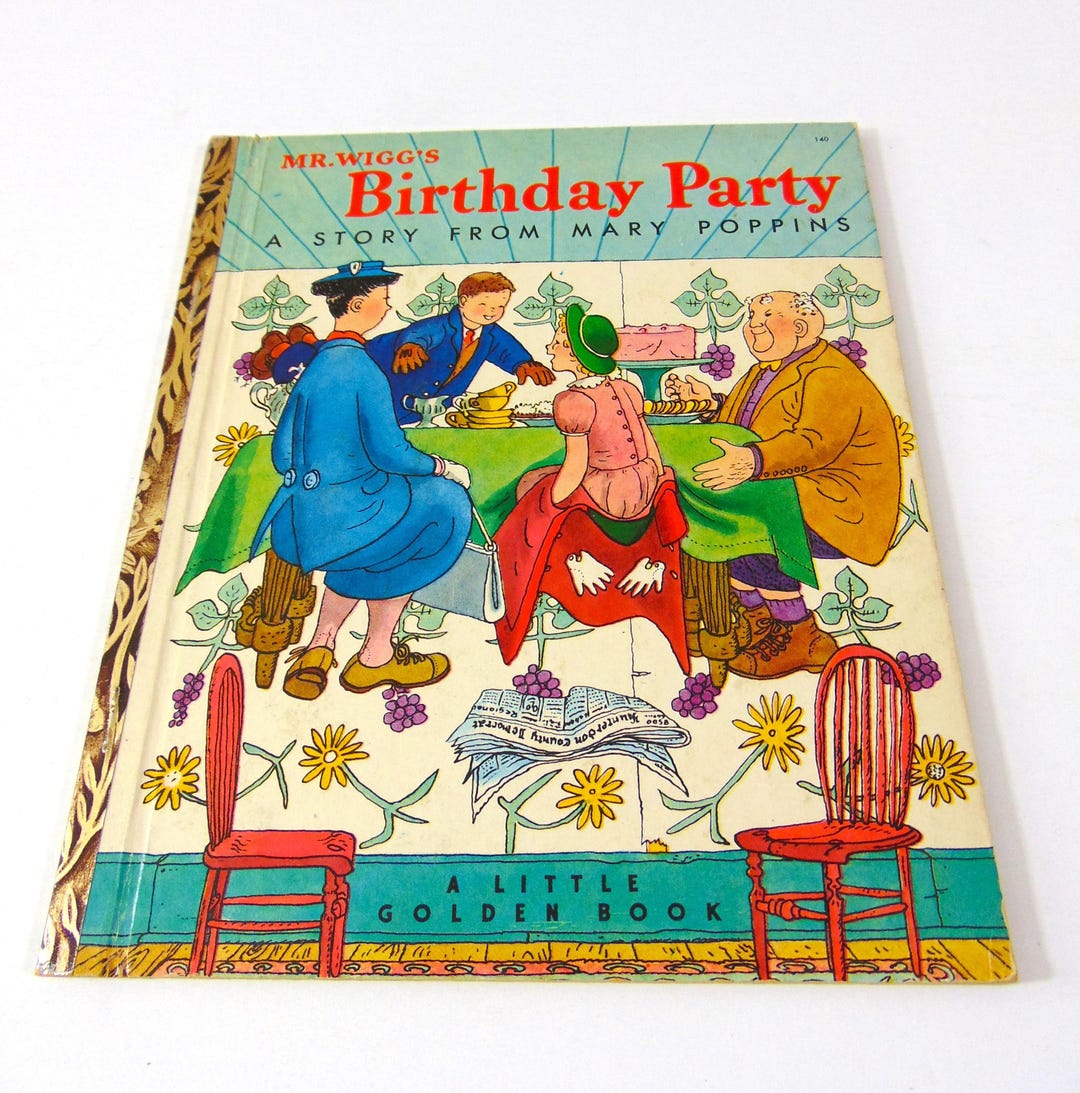 Mr. Wigg's Birthday Party, Vintage Little Golden Book, A Story From ...