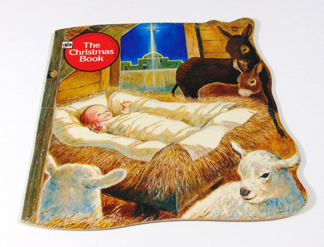 The Christmas Book, Vintage 1970s Golden Shape Children's Book, Written ...