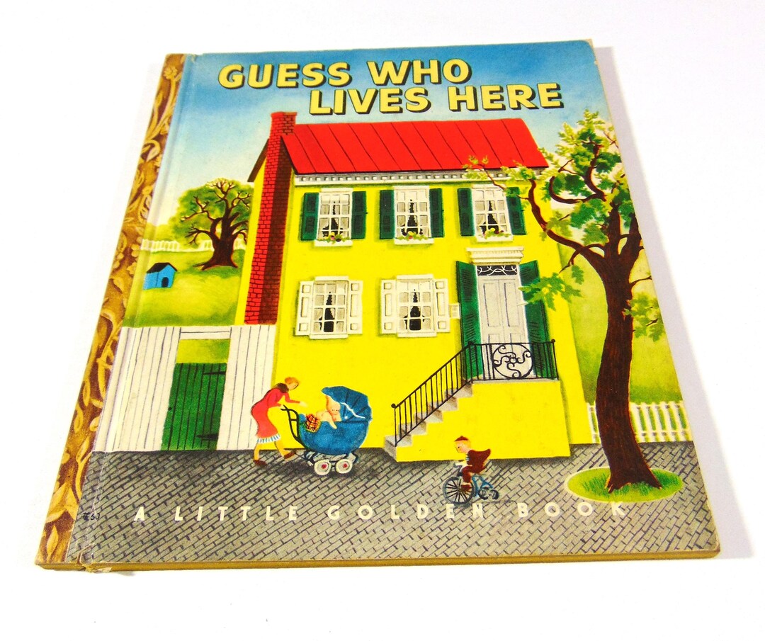 Guess Who Lives Here, Vintage Little Golden Book, Written by Louise ...