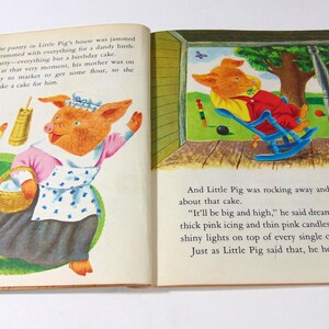 The Party Pig, Vintage Little Golden Book, Written by Kathryn & Byron ...