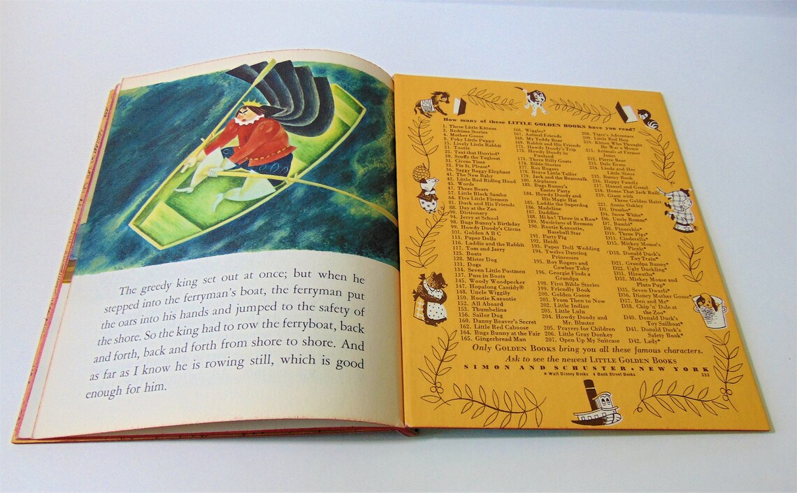 The Giant With the Three Golden Hairs Vintage 1950s Little - Etsy