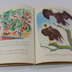 A Day at the Zoo, Vintage Little Golden Book, Written by Marion Conger ...