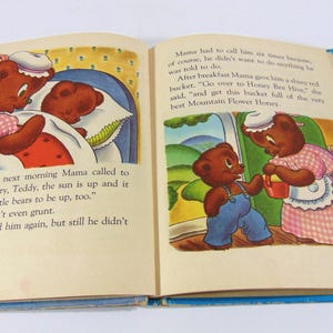 Teddy Bear of Bumpkin Hollow, Vintage Rand Mcnally Elf Book, Written by ...