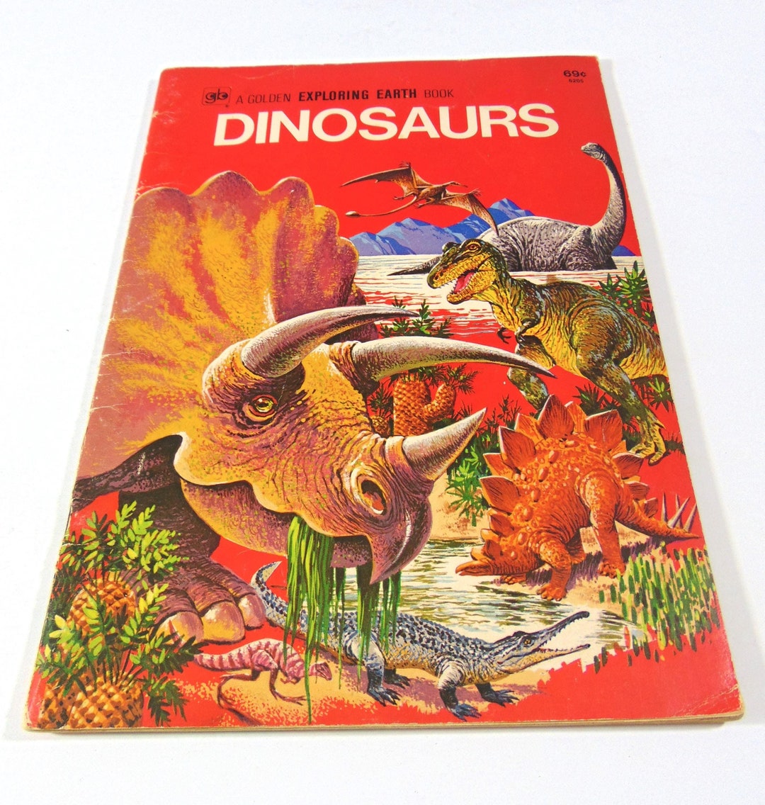 Dinosaurs, Vintage Children's Book, Golden Exploring Earth Book ...