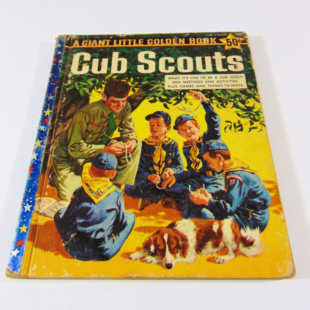 Cub Scouts, Vintage 1950s Giant Little Golden Book, Written by Bruce ...