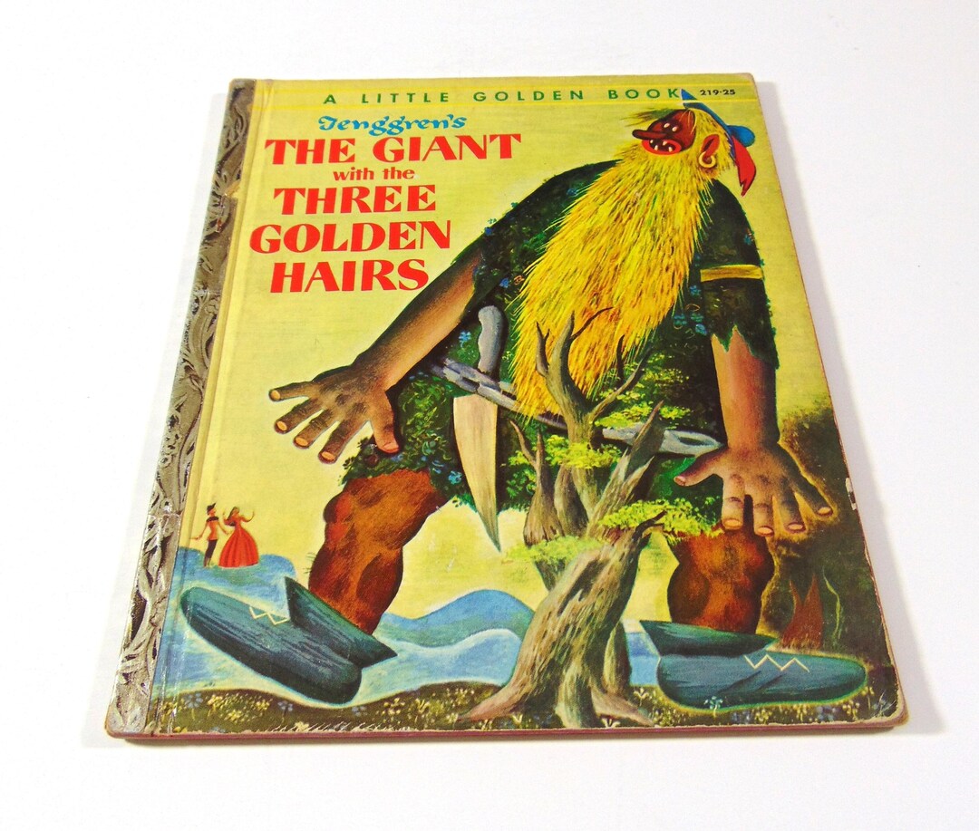 The Giant With the Three Golden Hairs, Vintage Little Golden Book ...