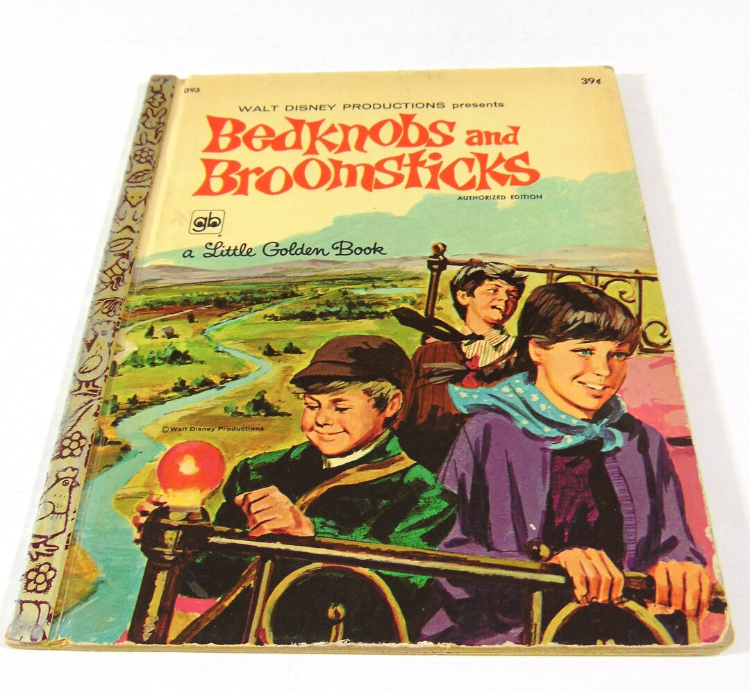 Bedknobs and Broomsticks, Vintage 1970s Little Golden Children's Book, Walt Disney, 1971 - Etsy