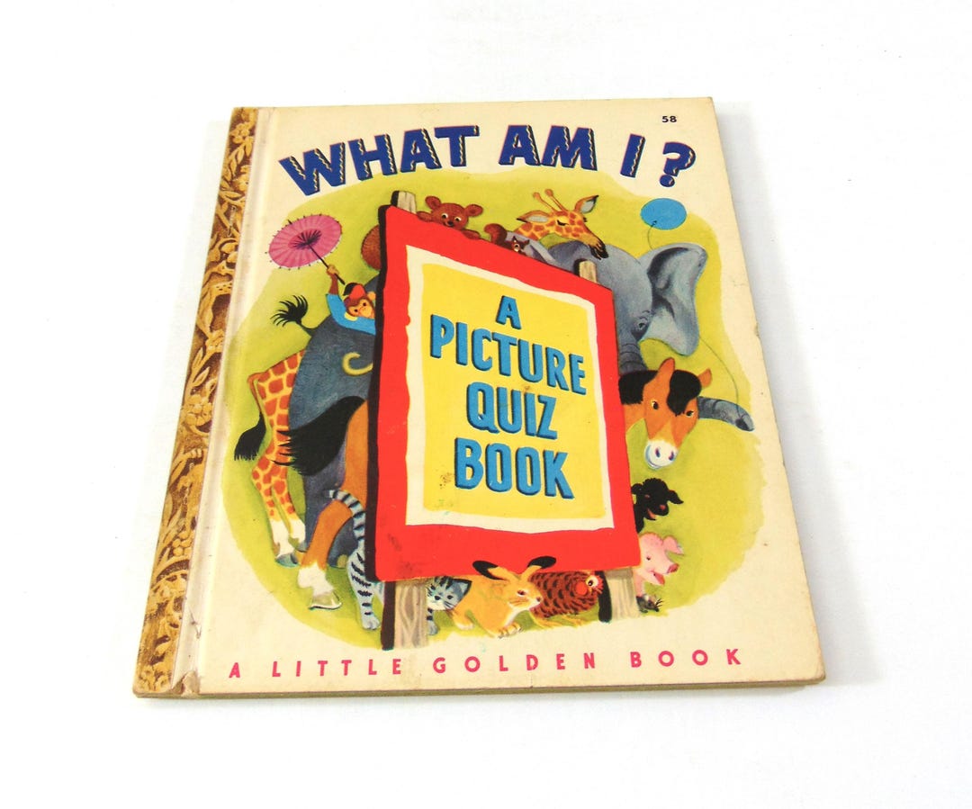 What Am I, A Picture Quiz Book, Vintage Little Golden Book, Written by ...
