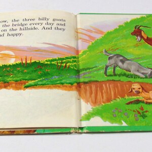 Three Billy Goats Gruff, Vintage Whitman Tell-a-tale Children's Book ...