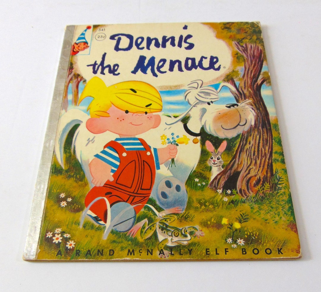 Dennis the Menace, Vintage Rand Mcnally Elf Children's Book, by Fred ...