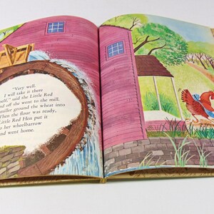 The Little Red Hen, Vintage Little Golden Book, Told by Evelyn Begley ...