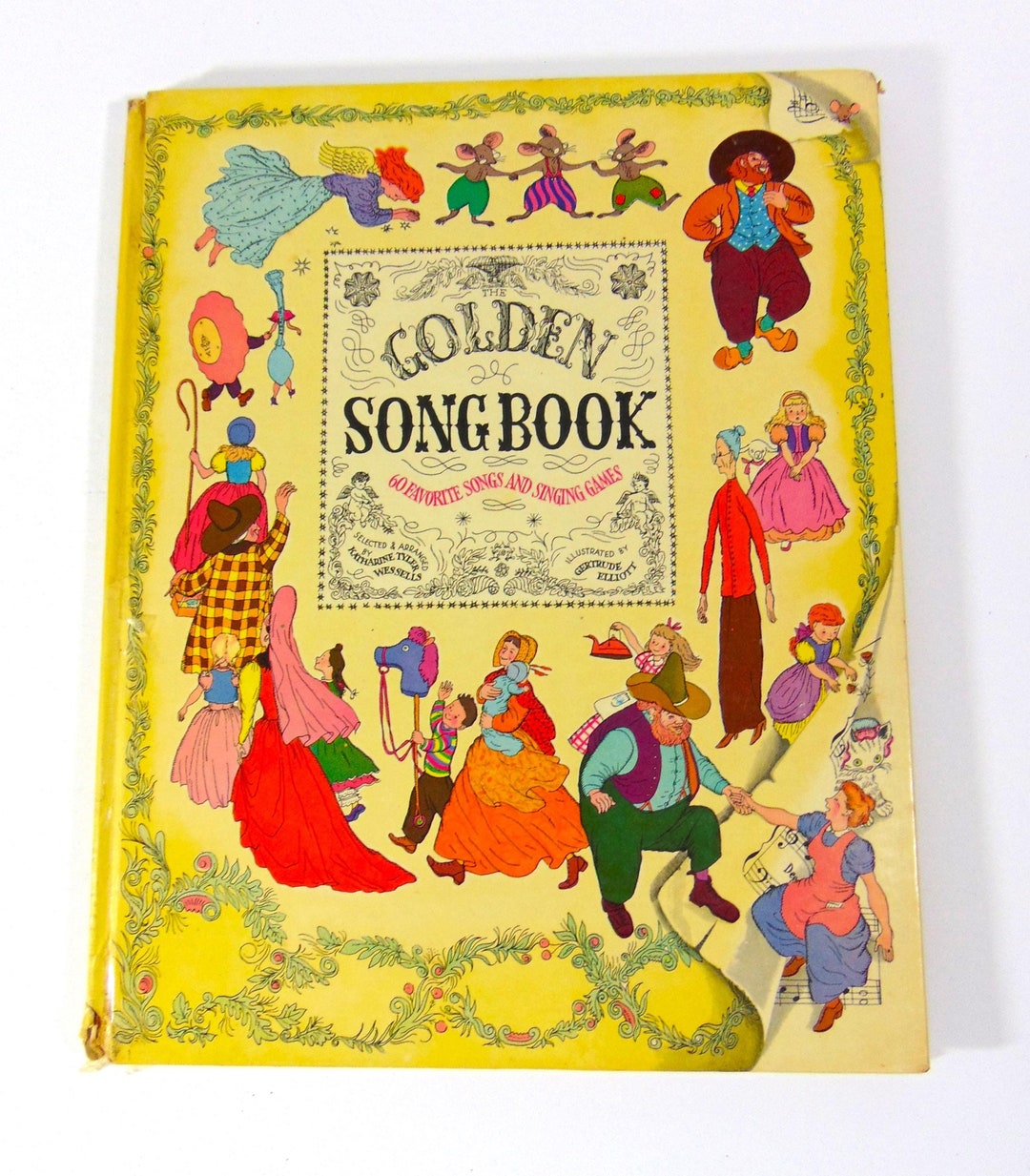 The Golden Song Book, Vintage Children's Book, 60 Favorite Songs and ...