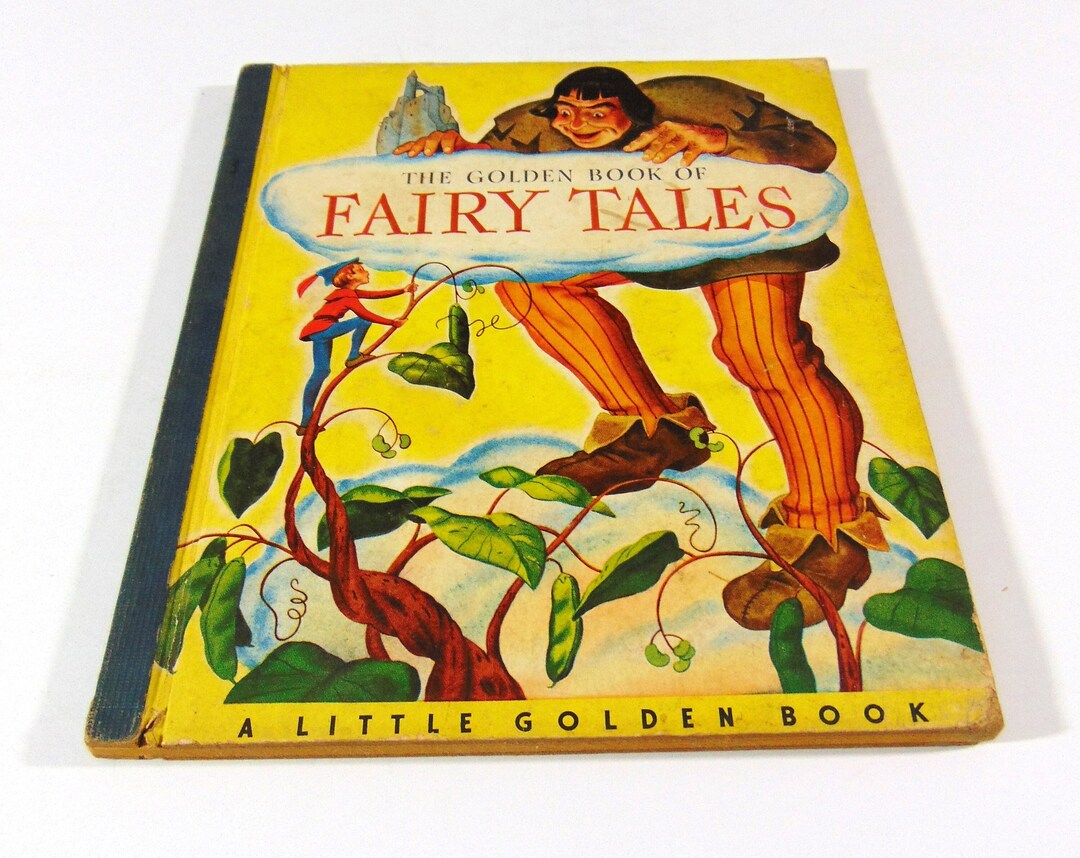 The Golden Book of Fairy Tales, Vintage 1940s Little Golden Book ...