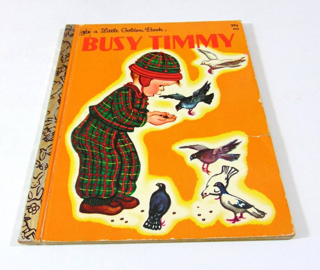 Busy Timmy, Vintage Little Golden Book, by Kathryn & Byron Jackson ...