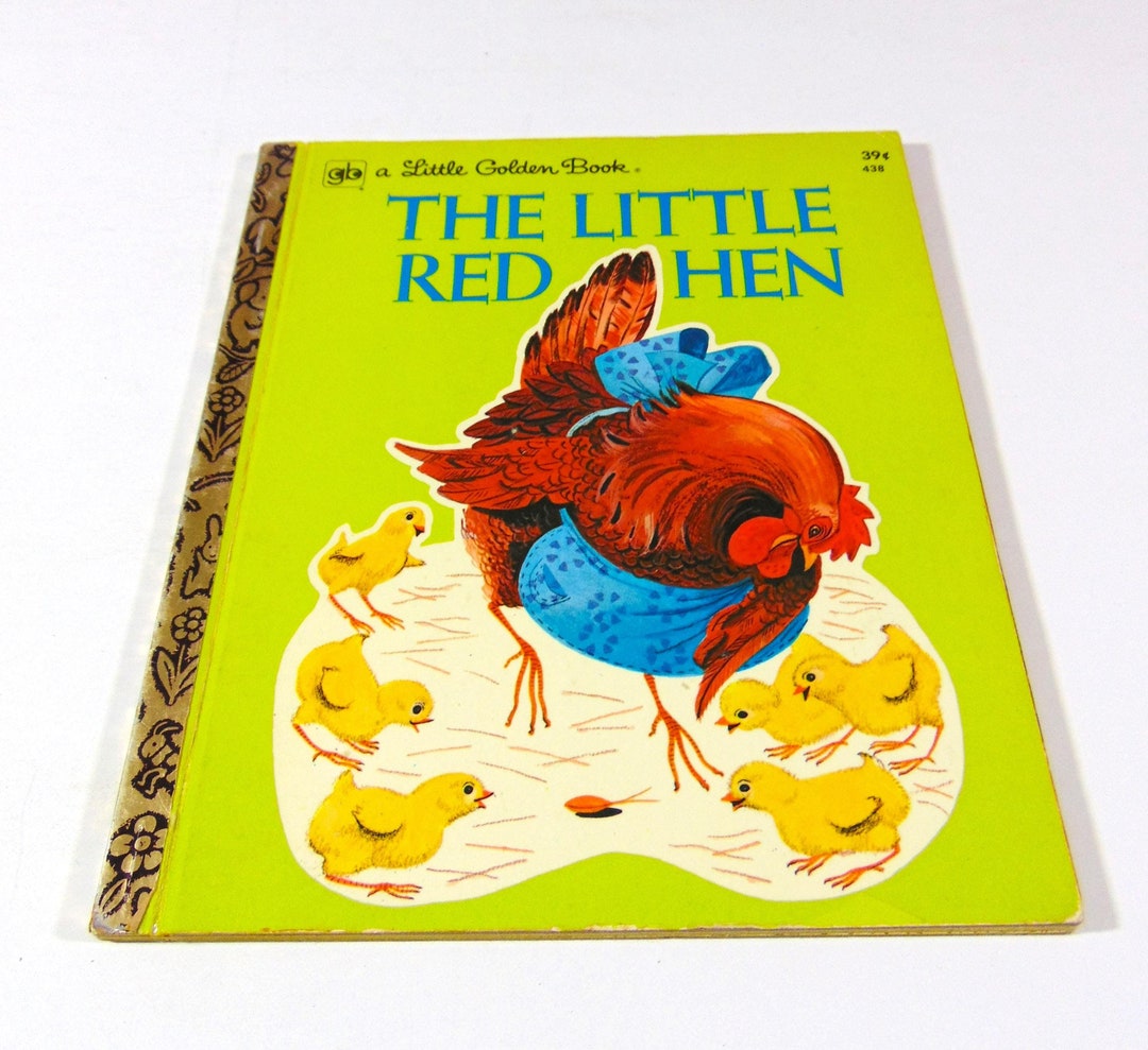 The Little Red Hen, Vintage Little Golden Book, Told by Evelyn Begley ...