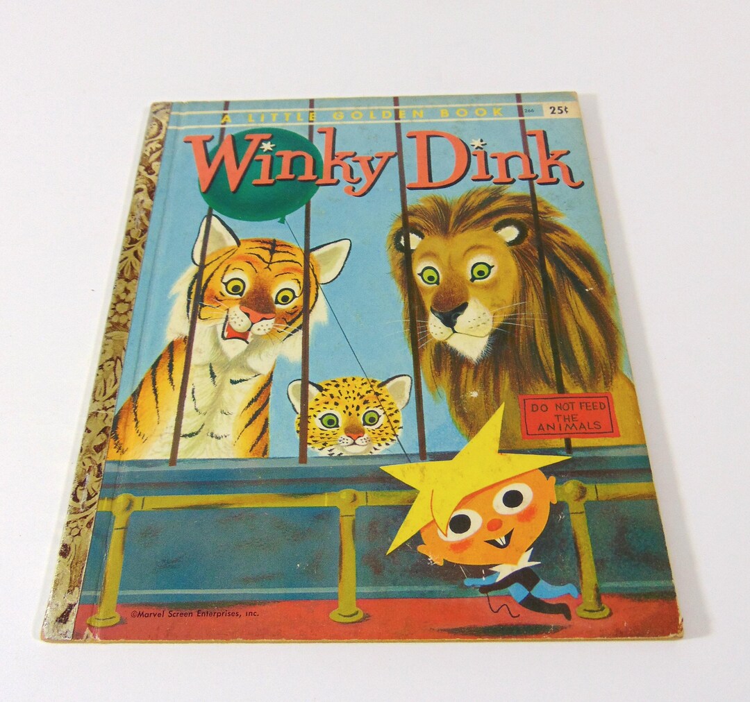 Winky Dink, Vintage Little Golden Book, Story Ttold by Ann Mcgovern ...