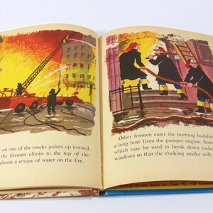 Firemen and Fire Engines, Vintage Wonder Children's Book, Written by ...