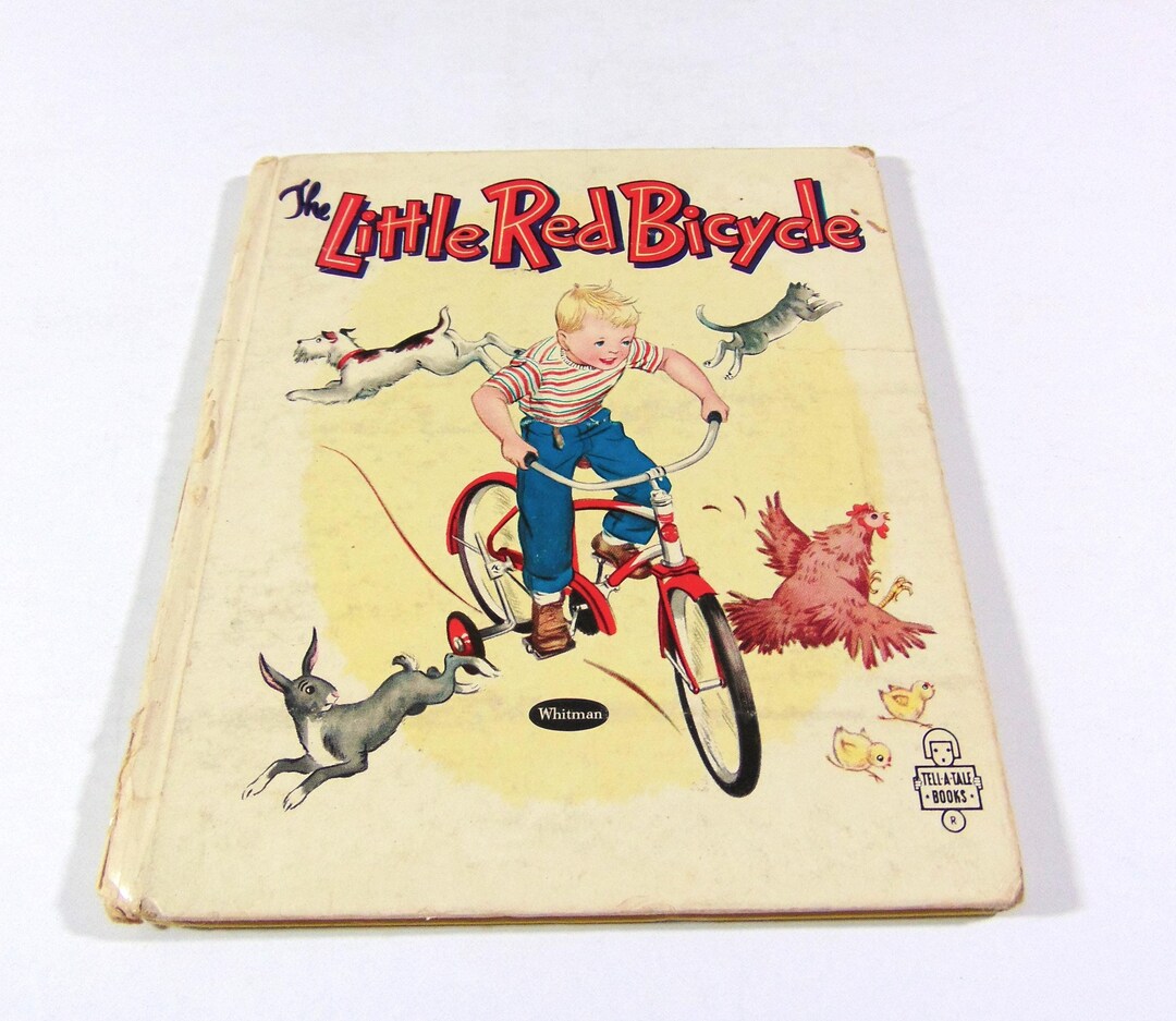 The Little Red Bicycle, Vintage Whitman Tell-a-tale Children's Book ...