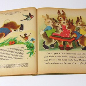 The Tale of Peter Rabbit, Vintage Little Golden Book, by Beatrix Potter ...