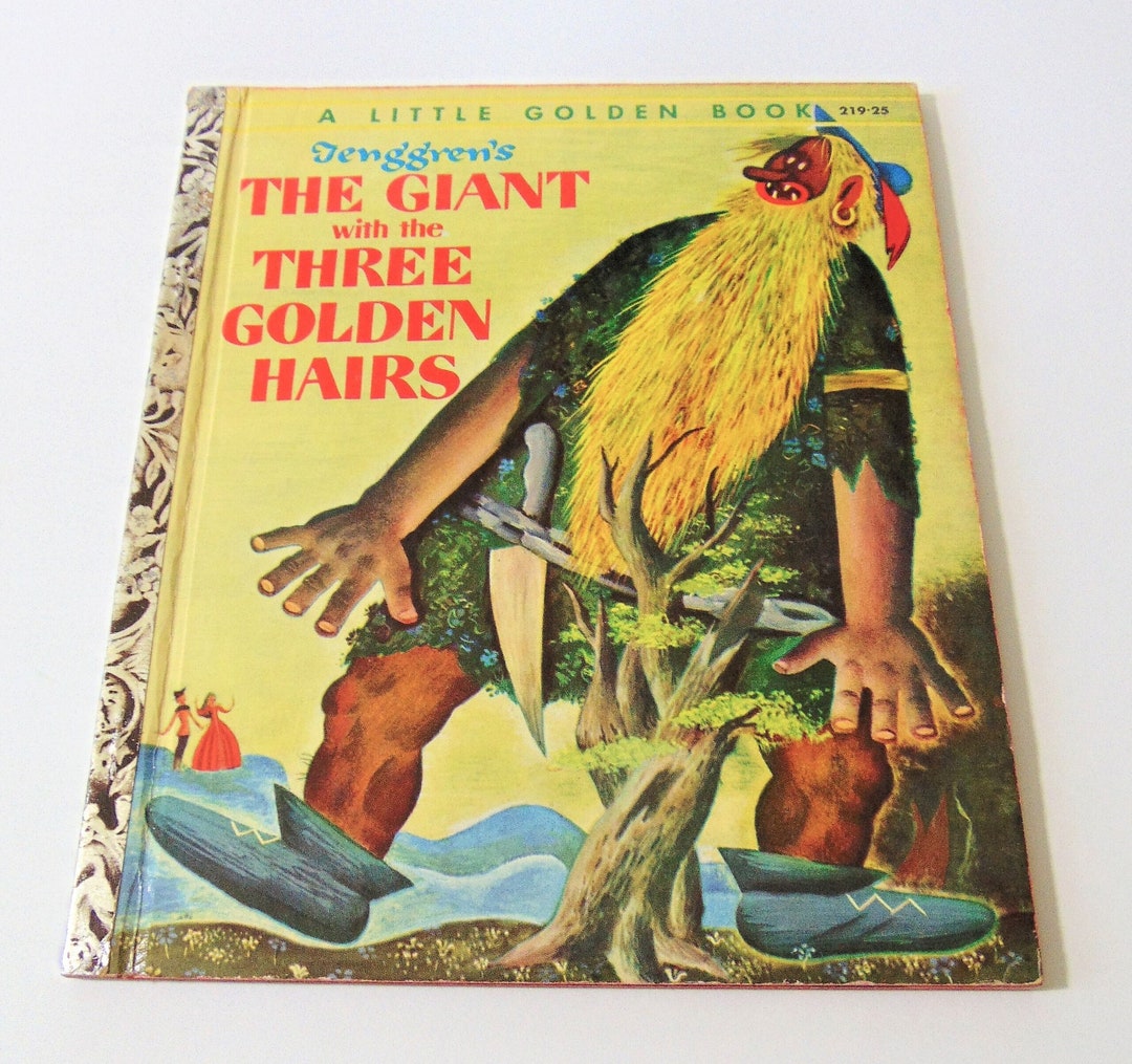The Giant With the Three Golden Hairs Vintage 1950s Little - Etsy