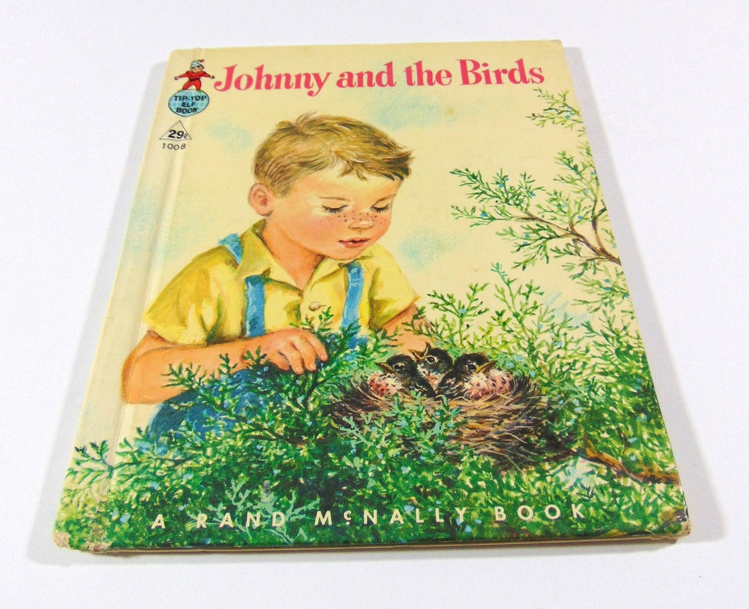 Johnny and the Birds, Vintage 1950s Rand Mcnally Elf Children's Book ...