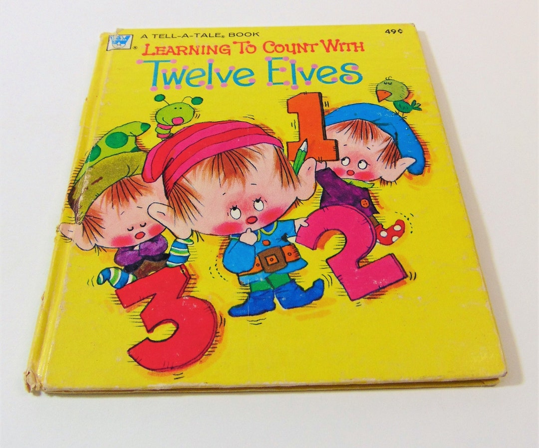 Learning to Count With Twelve Elves Vintage 1970s Whitman - Etsy