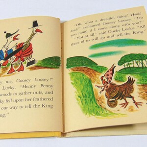 Henny Penny, Vintage Rand Mcnally Junior Elf Children's Book, Retold by ...