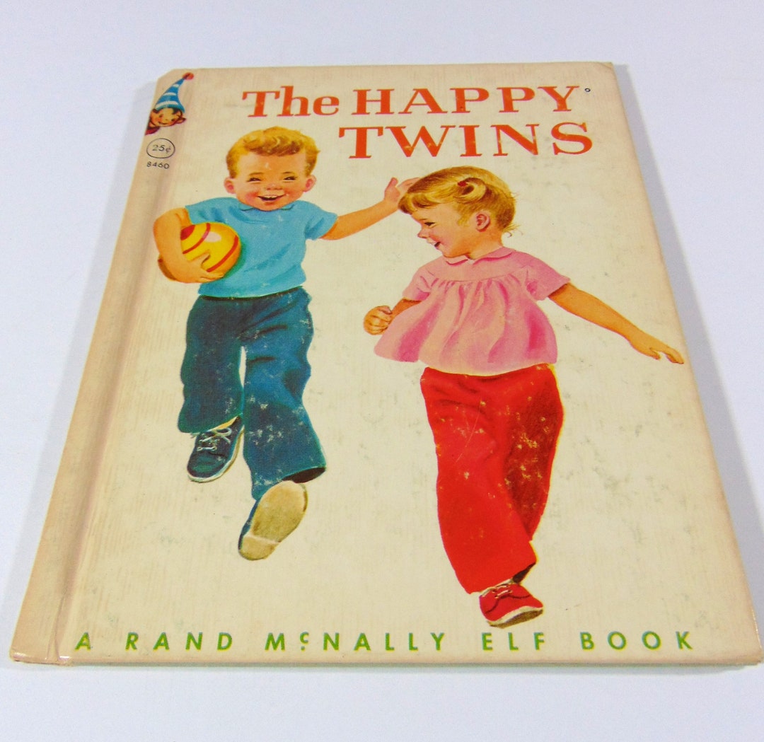 The Happy Twins, Vintage 1960s Rand Mcnally Elf Children's Book ...