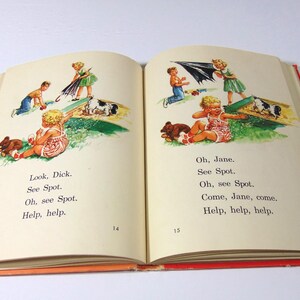 Guess Who, Vintage 1950s Children's School Book, New Basic Reader ...