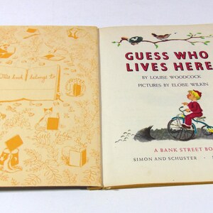 Guess Who Lives Here, Vintage Little Golden Book, Written by Louise ...