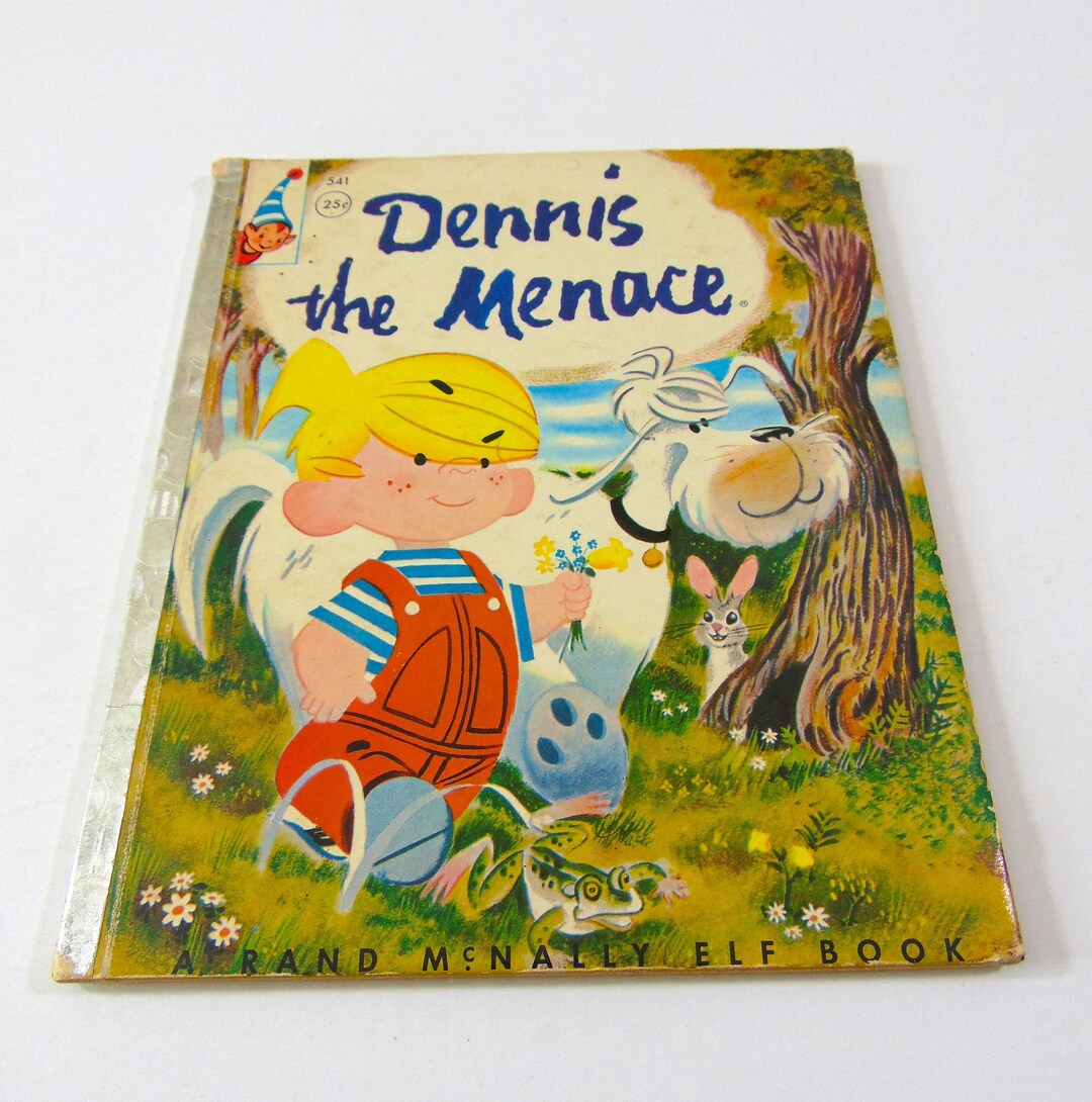 Dennis the Menace, Vintage Rand Mcnally Elf Children's Book, by Fred ...