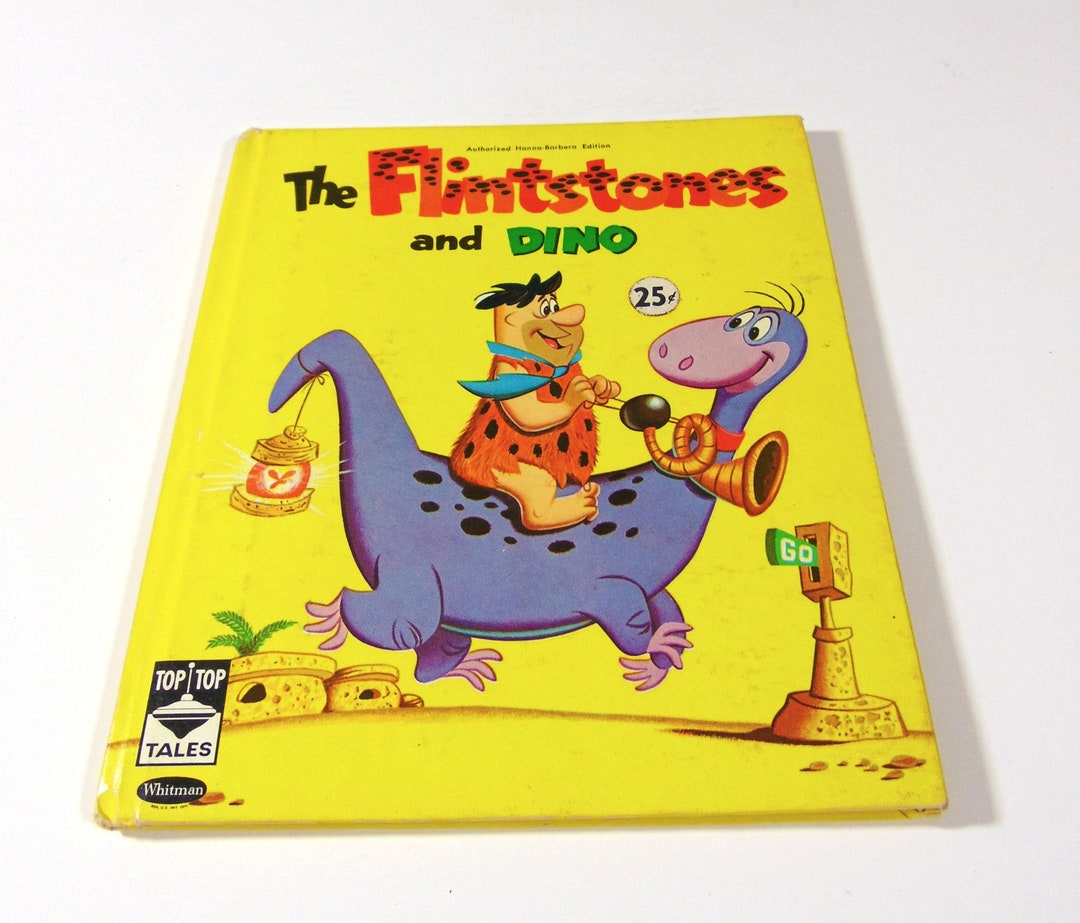 The Flintstones and Dino, Vintage Whitman Top Top Tales Children's Book ...